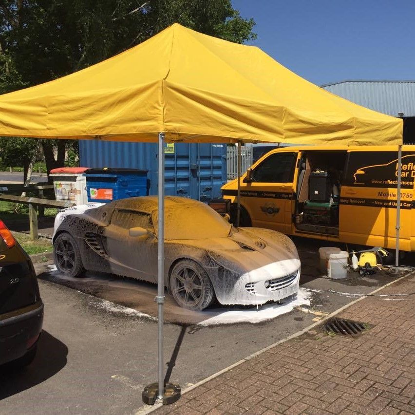 Benefits of Gala Performance Pop-Up Awnings for Valeting & Detailing