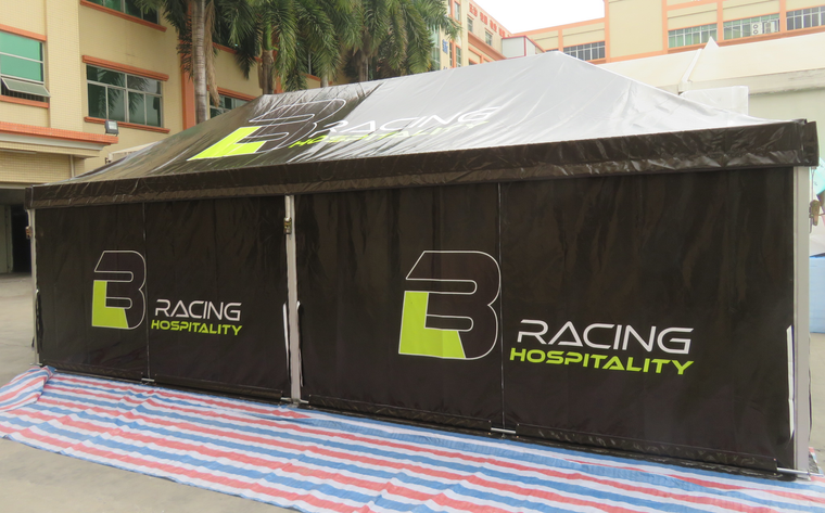 Branded Motorsport Tents | Printed Race Tents by Gala Performance