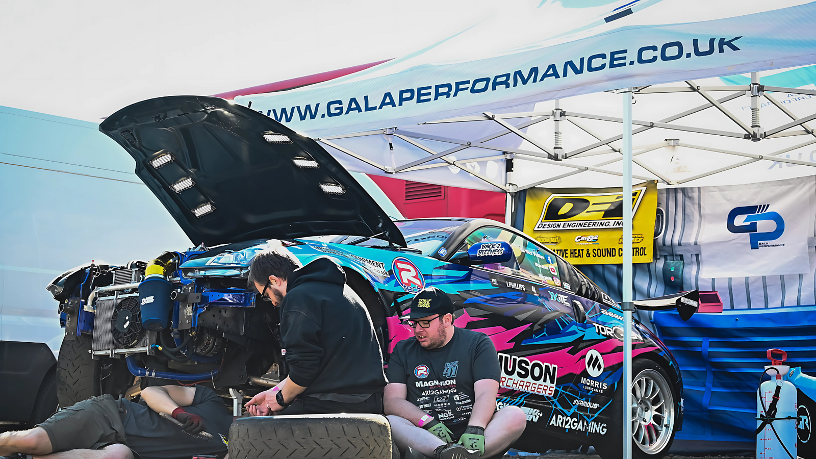 Sponsored Race Tents | Custom Branded Motorsport Tents