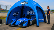 Meet the INFL8 – The Inflatable Motorsport Shelter Built for Speed